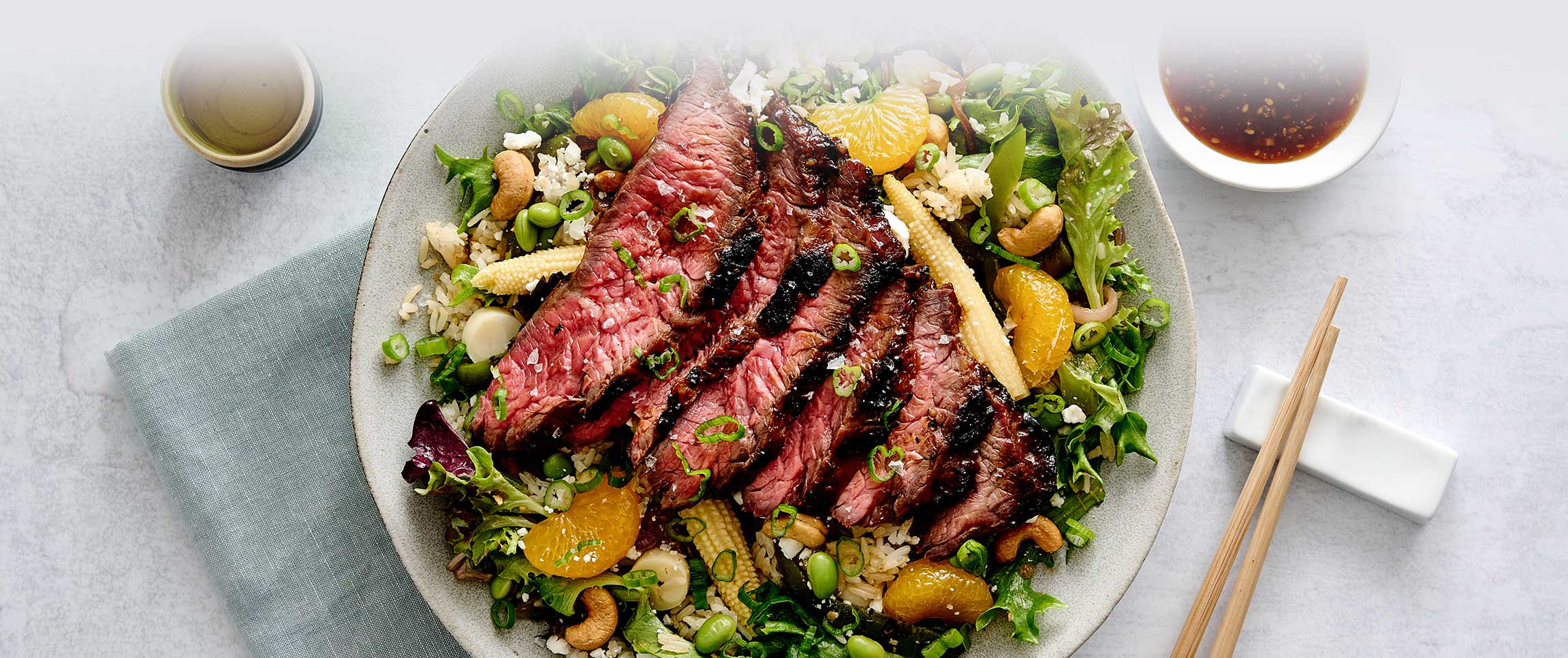 Asian Pride® Jasmine and Teriyaki Beef Salad