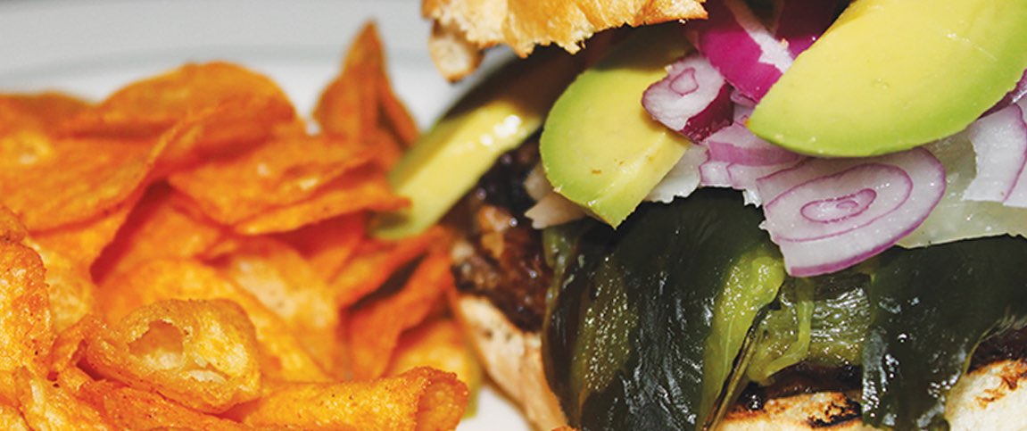 Spanish Burger with Avocado Mayo